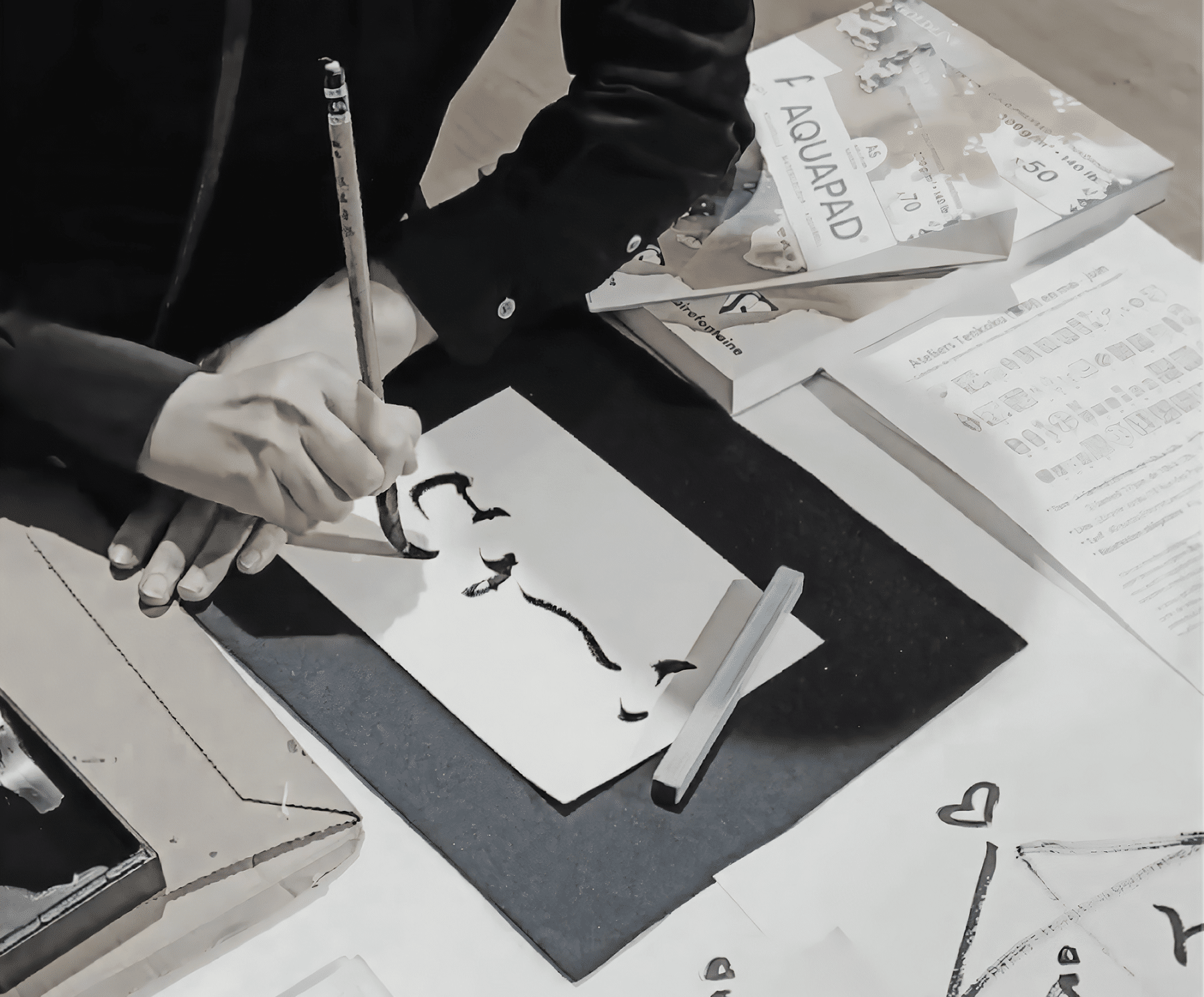 Spectacle de calligraphie japonaise — Musée Giverny